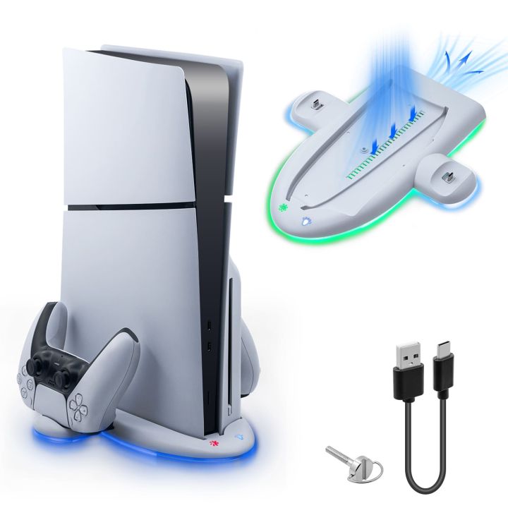 DOBE Multifunctional RGB Charging Dock Gaming Console Charging Station ...