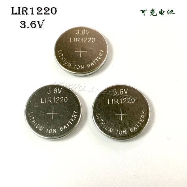 (New-Original)﹍ LIR1220 rechargeable button battery 3.6V lithium-ion ...