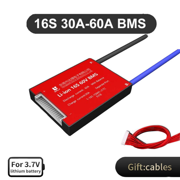Daly 60V 16S Li-ion BMS 20A 30A 40A 50A 60A Waterproof BMS With Balance ...