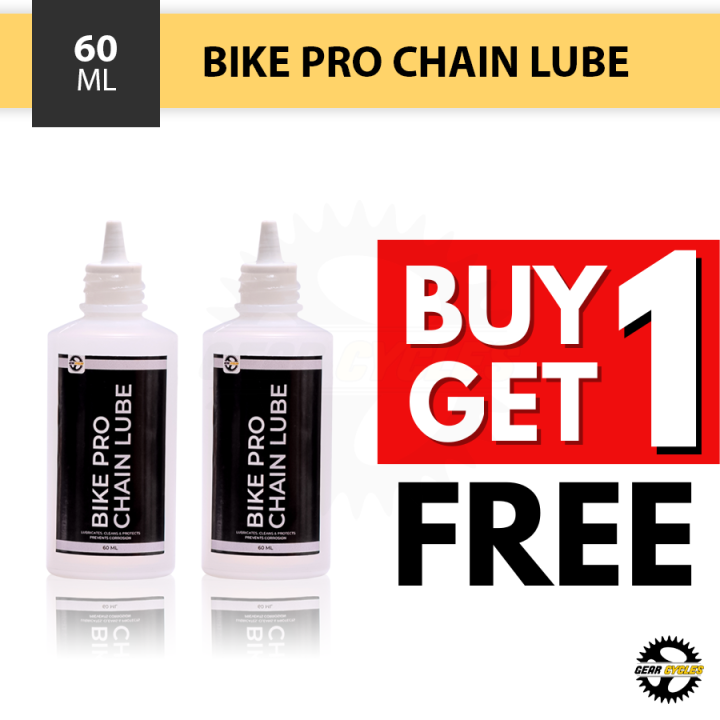 (BUY 1 GET 1) Gear Cycles Bike Pro Chain Lube 60ml Oil Gear Lubricant ...