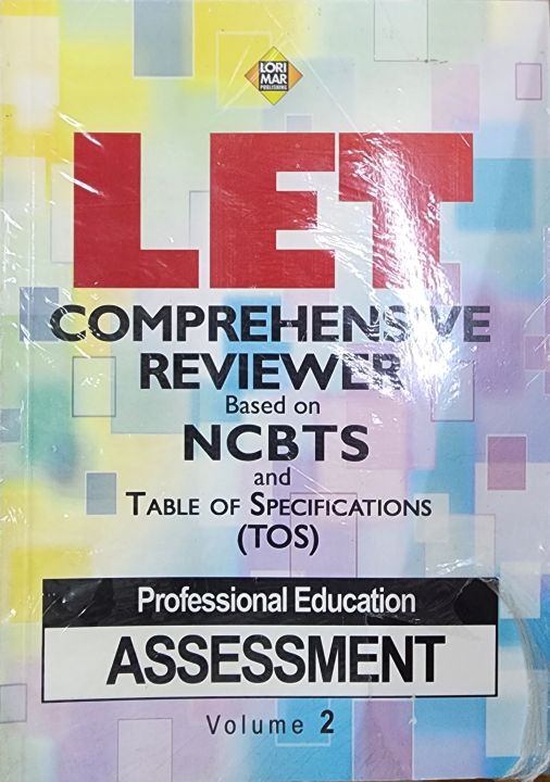 LET Comprehensive Reviewer - Professional Education - Assessment Volume ...