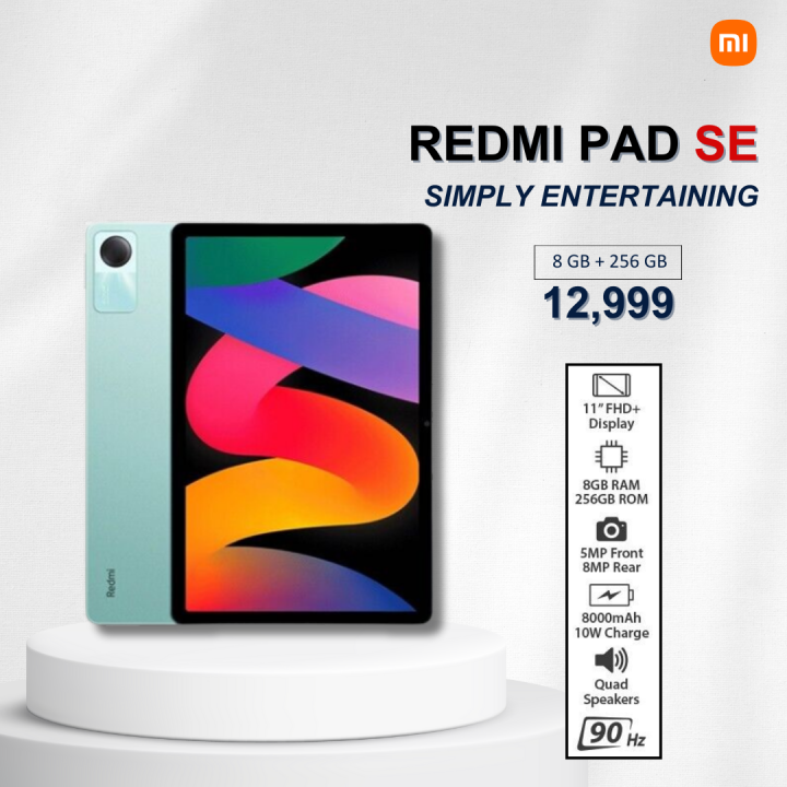 Redmi Pad SE | 4+128 / 256 | 11 inch 90Hz screen Snapdragon 680 Octa ...