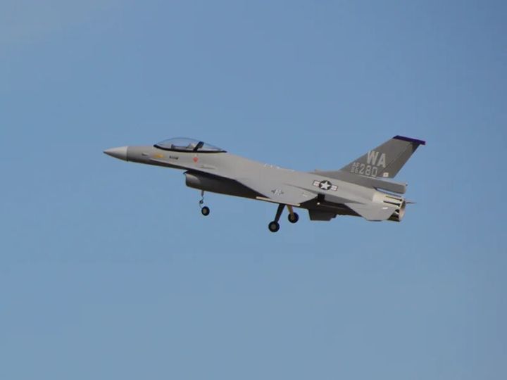 HOOKLL RC Airplane F16 F-16 70Mm PNP And KIT Jet Sports Machine EPO ...