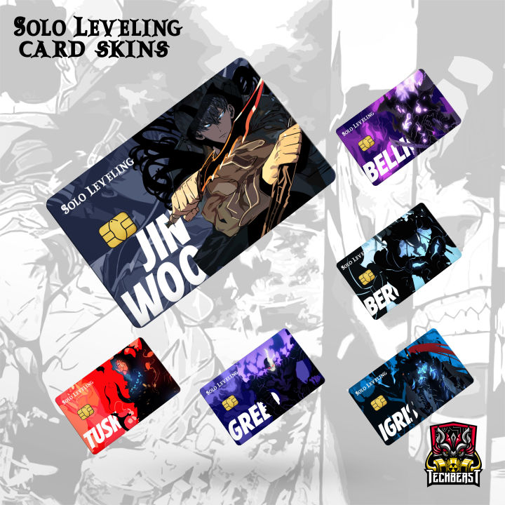 3M Solo Leveling Anime ATM Debit Credit Beep Card Skin Vinyl Sticker ...