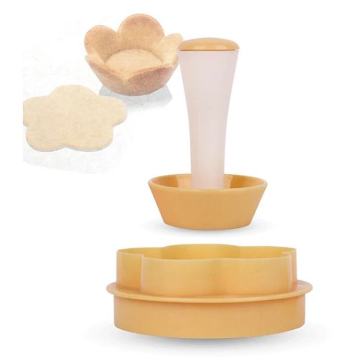 Baked Tart Shells Mold Pastry Tamper Plastic Mini Tart Tamper Round ...