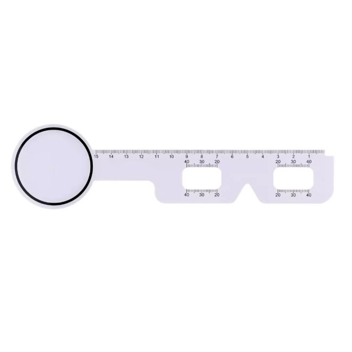 Eye Chart PD Ruler Eye Occluder Pocket Eye Test Chart for Visual Acuity ...