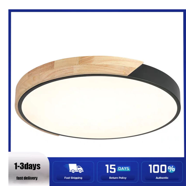 18/27W Dimmable Tricolor LED Ceiling Light Square and Round Ceiling Light Remote Control Modern ...