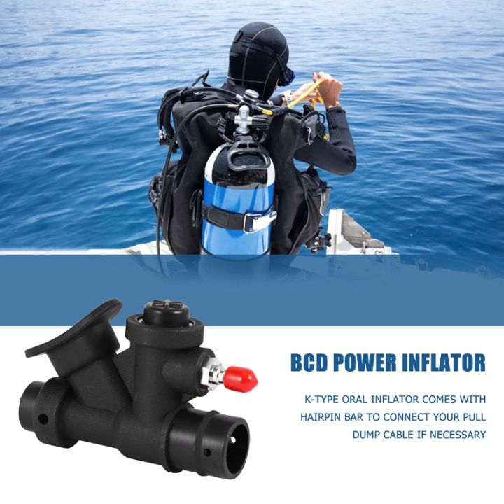 Scuba Diving Universal Bcd Power Inflator With 45 Degree Angled ...