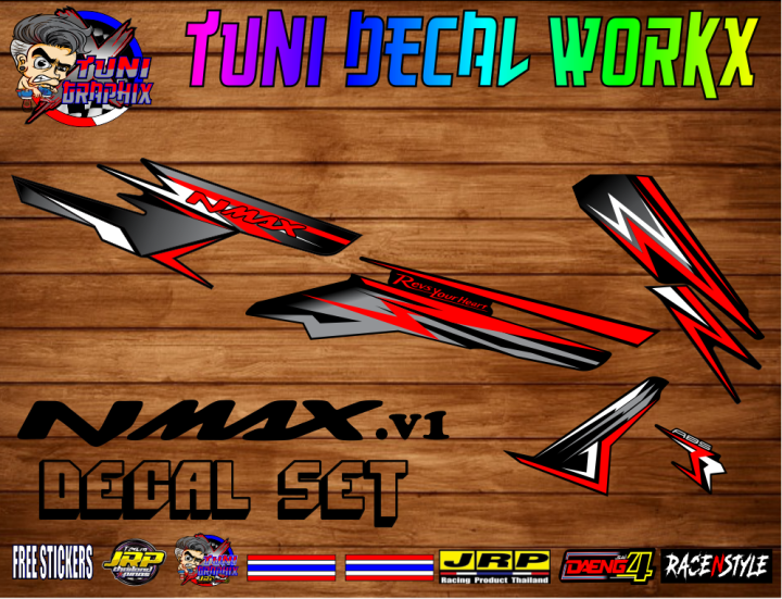 Yamaha NMAX DECALS SET WATERPROOF Sticker for V1 | Lazada PH