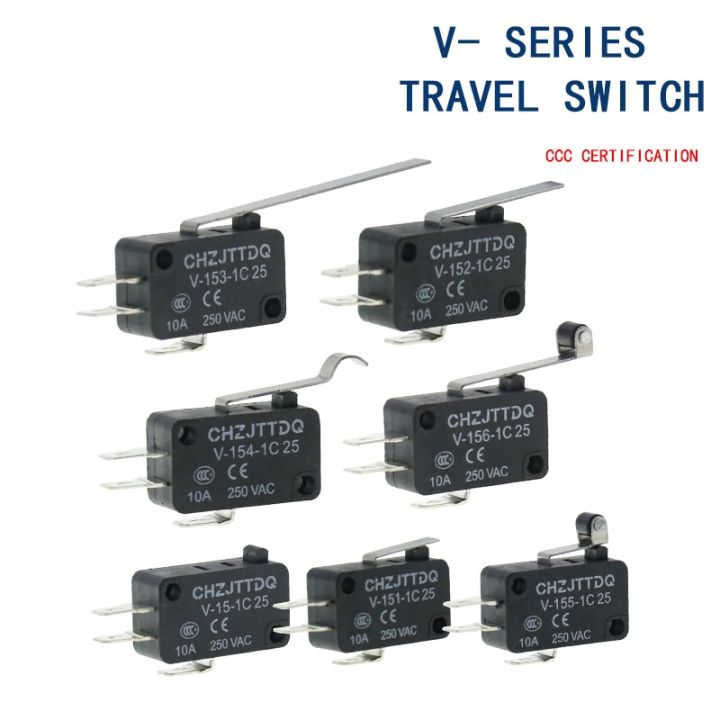 Momentary Micro Limit Switch CHZJTTDQ V-15.V-151.V-152.V-153.V-154.V-155.V-156 Travel Switch ...