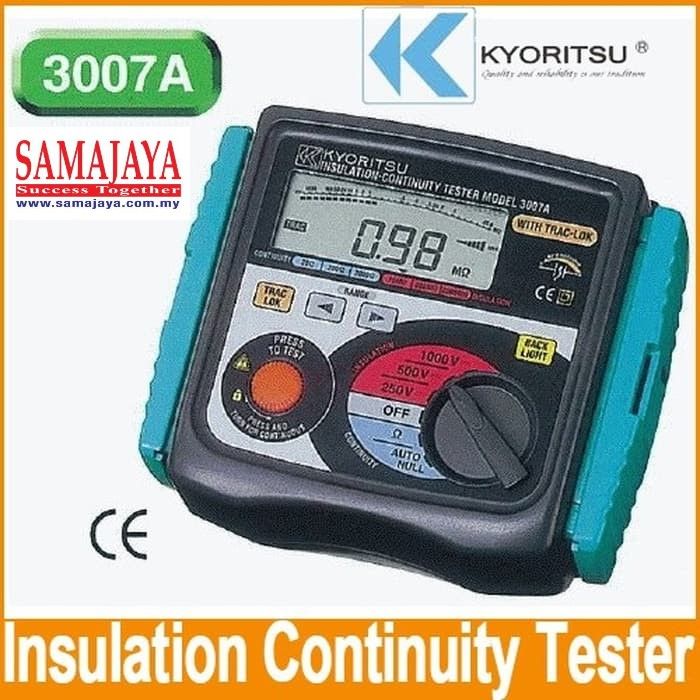 Kyoritsu 3007A Digital Insulation/Continuity Tester | Lazada