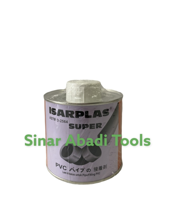 Lem Pipa ISARPLAS Kuas / Lem Pipa PVC / Lem PARALON Kaleng 400 gr | Lazada Indonesia