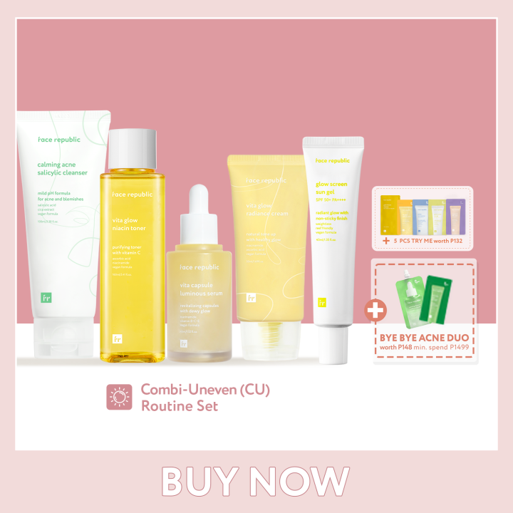 Face Republic Combination Uneven (CU) Routine Set. | Lazada PH