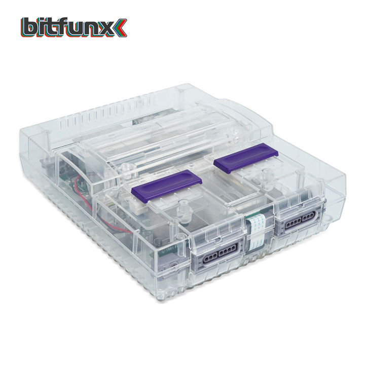 Sklim Store Bitfunx SNES Replacement Shell Transparent Case For ...
