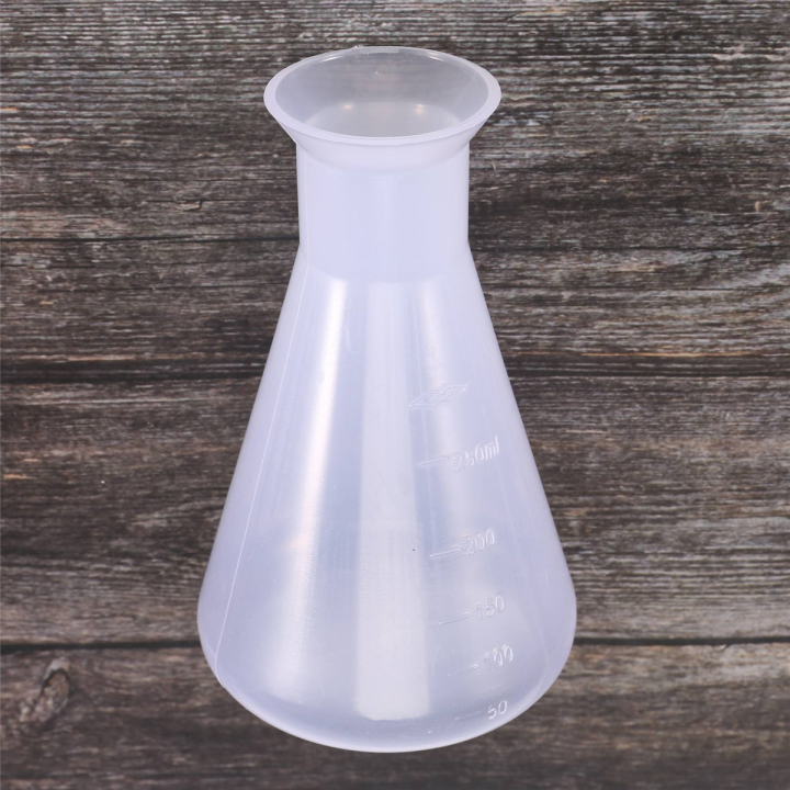 Plastic Transparent laboratory chemical flasks Container Bottle - 250 ...
