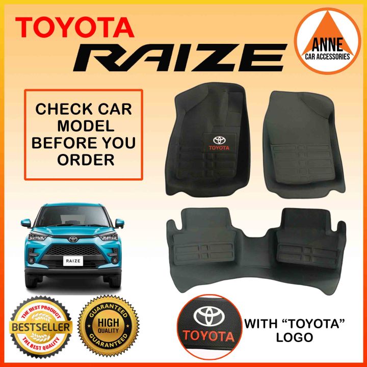 TPE / Diamond Deep Dish for Toyota Raize 2022 2023 2024 Model Deep Dish ...