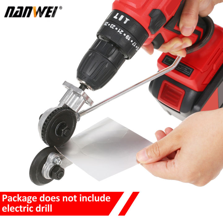 Electric Drill Plate Cutter Metal Nibbler Drill Attachment DIY Metal ...