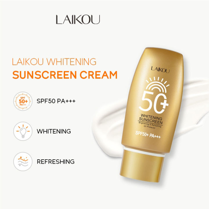 LAIKOU Whitening Face Body Sunscreen SPF50 PA+++ Sunblock Suncream Anti ...