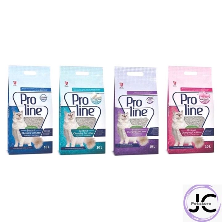 ☚Proline Bentonite Clumping Cat Litter Pasir Kucing 10L | Lazada