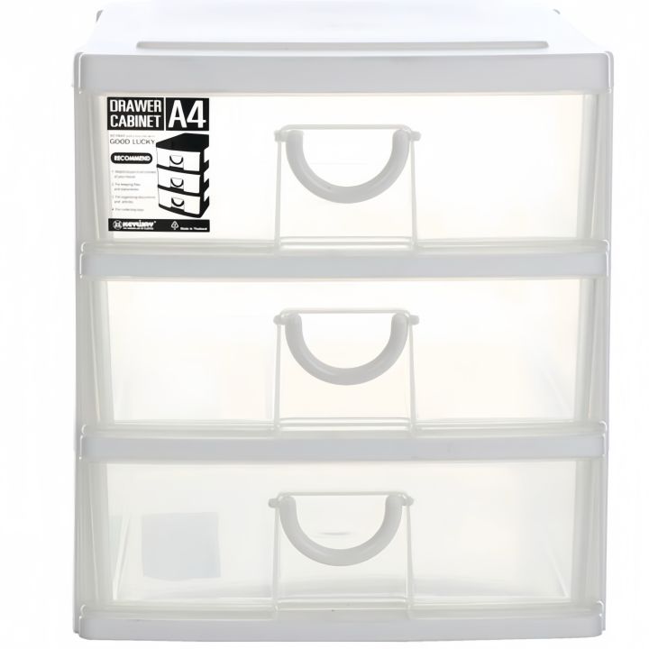 keyway กล่องลิ้นชัก 3 ชั้น CA-583 ขนาด A4 ( กว้าง*ยาว*สูง )ขนาด : 26 x ...