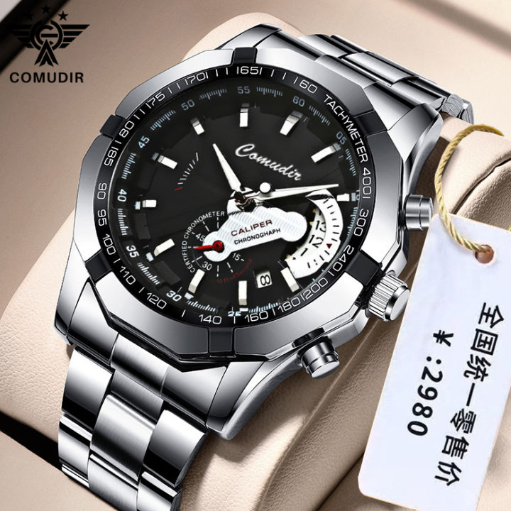 นาฬิกา COMUDIR สำหรับผู้ชายปฏิทินดั้งเดิมกันน้ำนาฬิกาแฟชั่นธุรกิจใหม่ ...