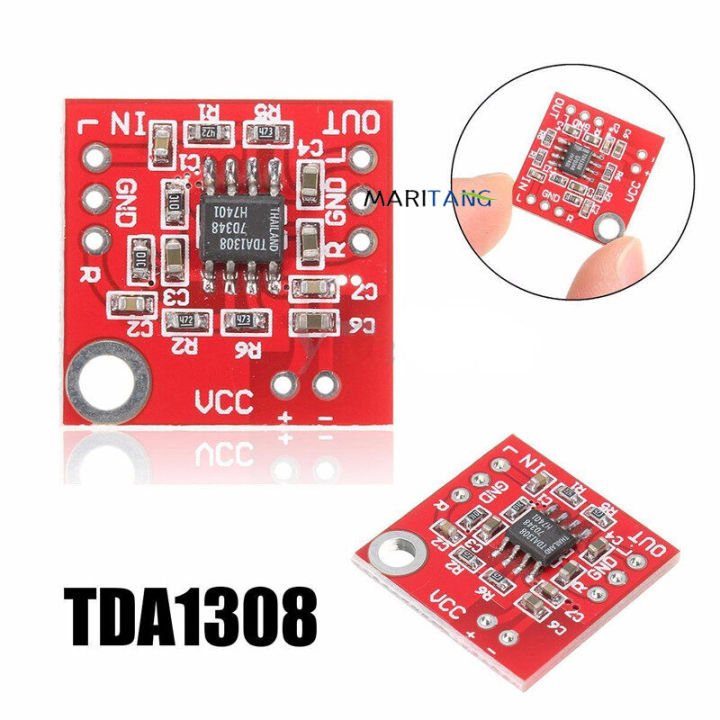 Stereo TDA1308 Headphone Amplifier Board Headset Amp Preamplifier Board Module 3V-6V Enhanced ...
