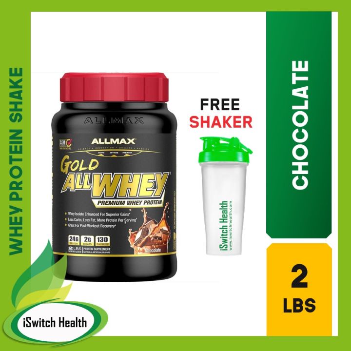 AllMax Nutrition All Whey Gold Premium Whey Protein Shake - 2lbs | Whey ...