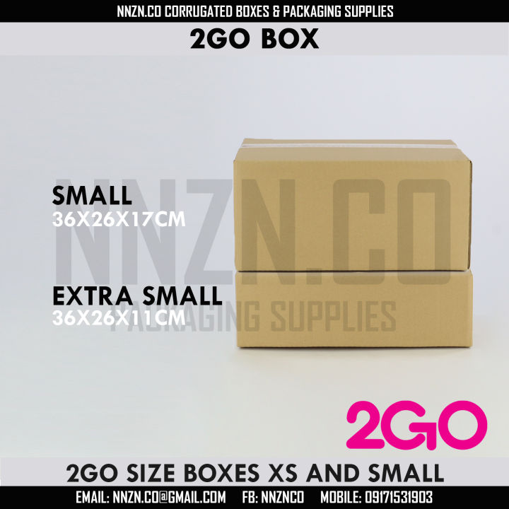 NNZN 2Go Express Size Corrugated Boxes Shipping Box Mailing Box ...