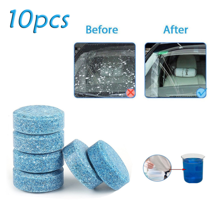 【Must-Have Style】 Car Effervescent Tablets Windshield Wiper Glass ...