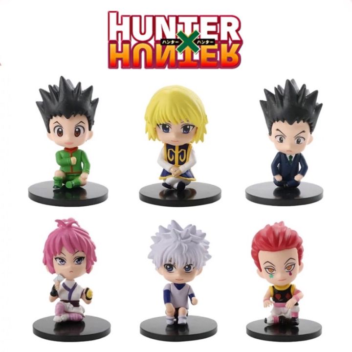 Hunter x Hunter Gon Freecss Killua Zoldyck Kurapika Hisoka Machi Leorio Mini Figure Decoration ...