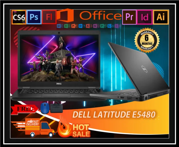 DELL Latitude 5480 CORE i5- (6THGEN)/14" FULL HD SCREEN/16GBBRAM/512GB ...