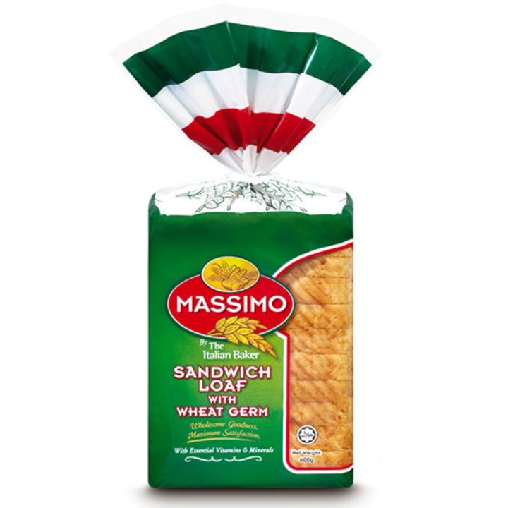 Massimo Sandwich Loaf with Wheat Germ (400g) | Lazada