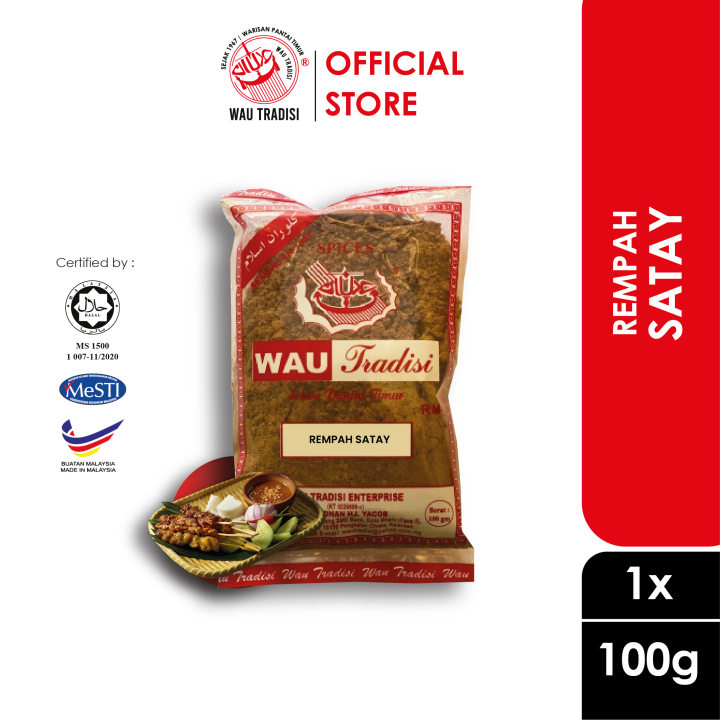 REMPAH SATAY WAU TRADISI (100G) | Lazada