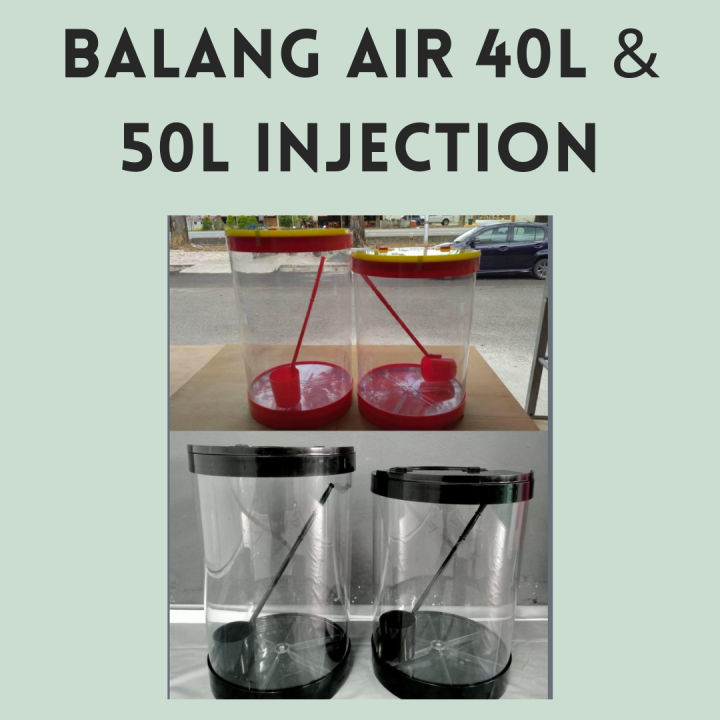 BALANG AIR BULAT 40 LITER DAN 50 LITER INJECTION CAP PAYUNG | Lazada