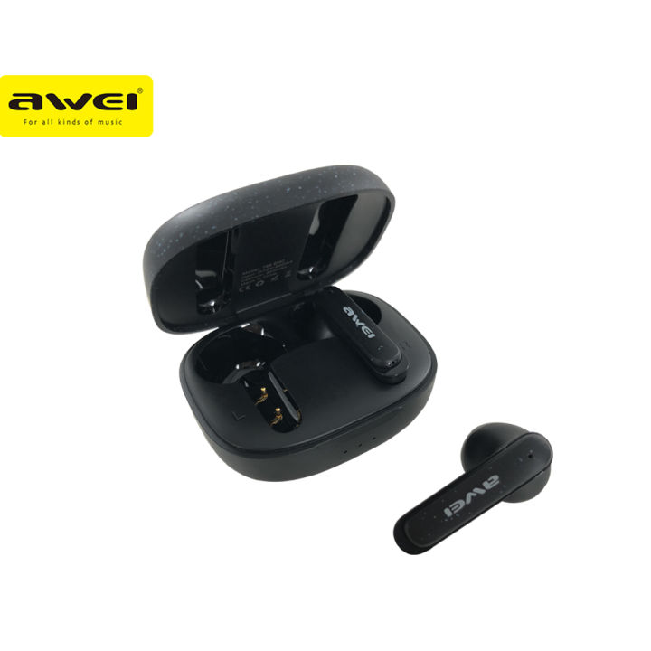 Awei T66 ENC TWS Wireless Earbuds Double Mic Bluetooth V5.3 Earphone ...