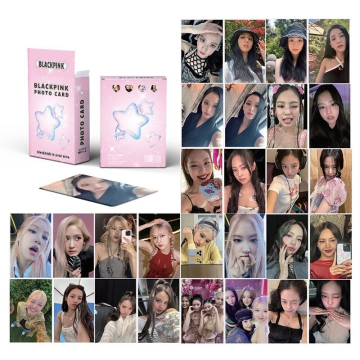 Trọn bộ 50 tấm Photo card Hologram Blackpink Rosé Lisa Jennie Jisoo Bo ...