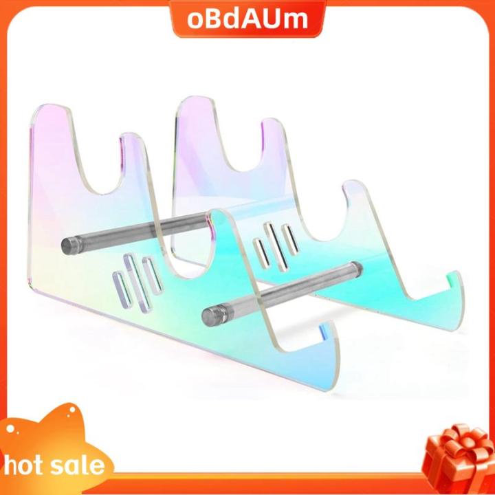 3 Tiers Display Keyboard Holder Transparent Acrylic Keyboard Stand ...