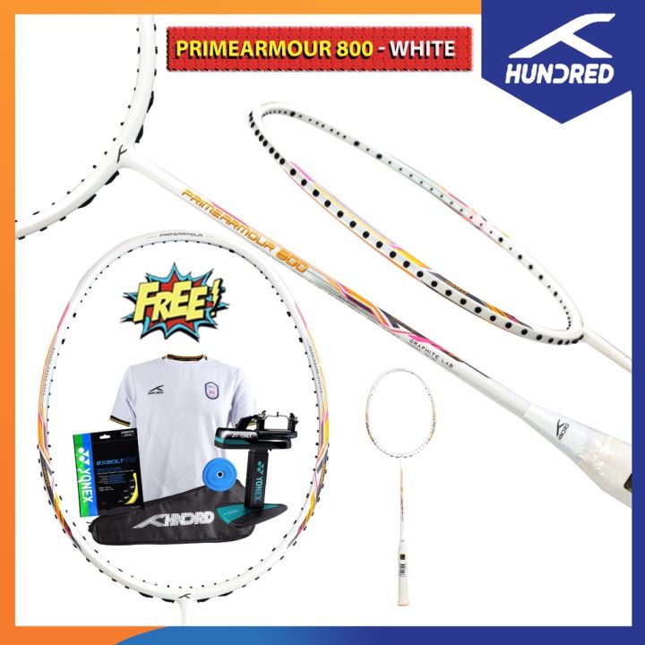 HUNDRED RAKET PRIMEARMOUR 800 RAKET BADMINTON ORIGINAL | Lazada Indonesia