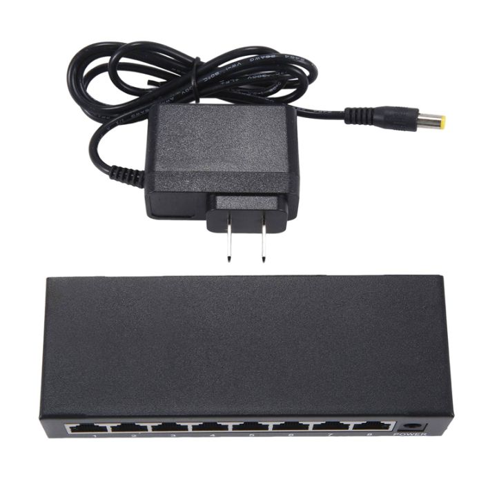 8 Port Gigabit Ethernet Switch None POE Network Switch Plug & Play ...
