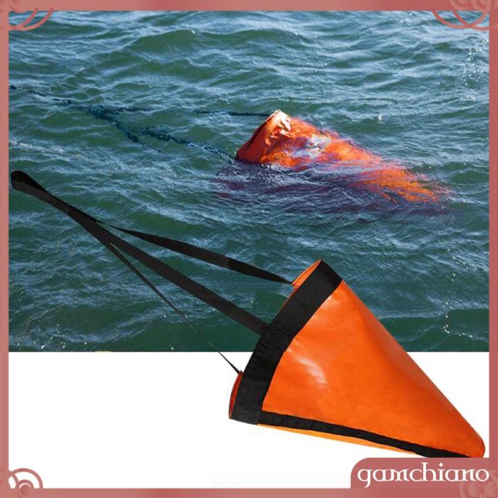 gamchiano Sea Drogue Anchor Buoy Parachute Anchor for Power Boat Canoe ...