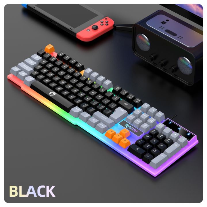 Zeus x Raiku K-26 3 Color Combinations Wire Gaming Keyboard With LED ...
