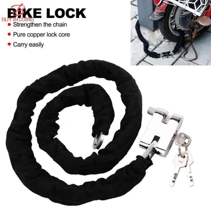 BC Motorcycle Bike Lock Heavy-duty Chain Lock Heavy Duty 1.2m Bike ...