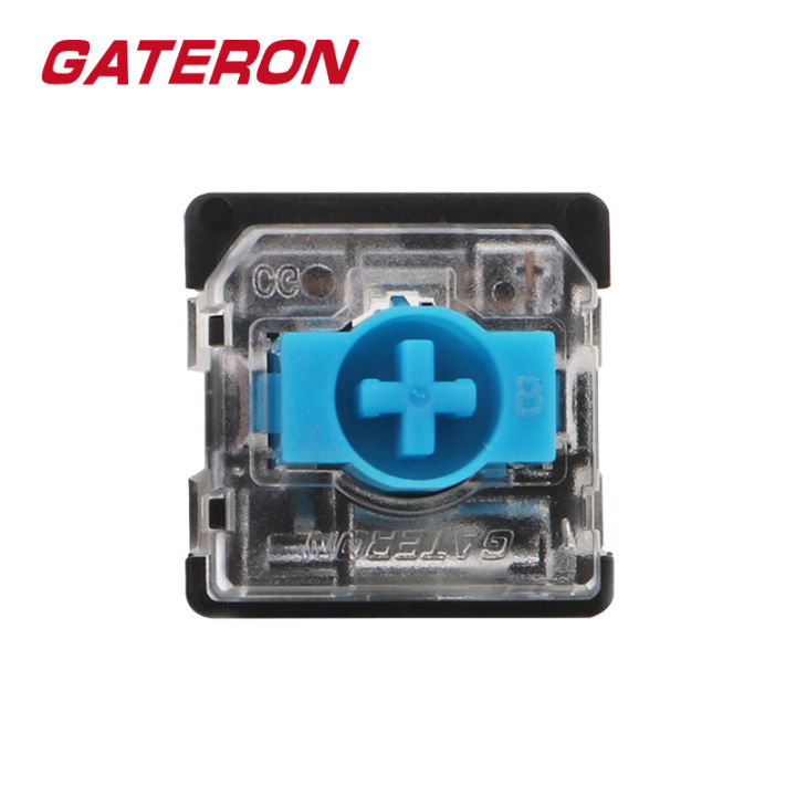 GATERON KS-33 Low Profile Blue 2.0 Switches 3 Pin Factory Pre-lubed for ...