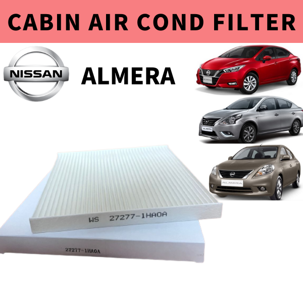 CABIN AIR COND FILTER NISSAN ALMERA (27277-1HD0A) | Lazada