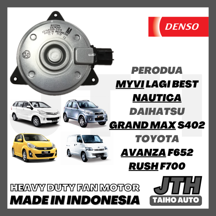TAIHOAUTO DENSO FAN MOTOR PERODUA MYVI LAGI BEST DAIHATSU TOYOTA AVANZA ...