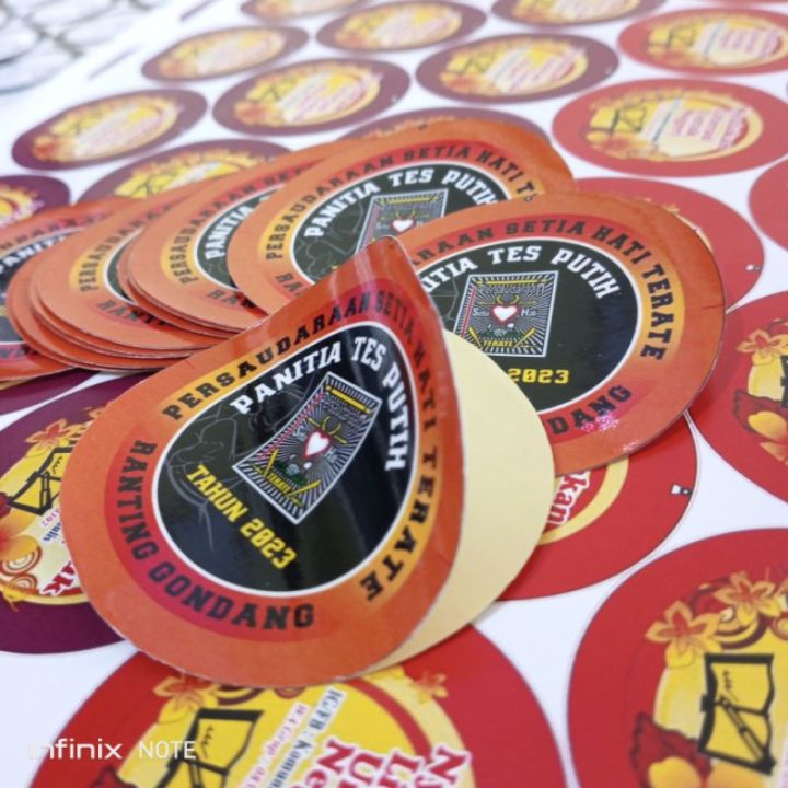 (Cek DISKRIPSI Produk untuk minimal ordernya) Stiker Label Cutting ...
