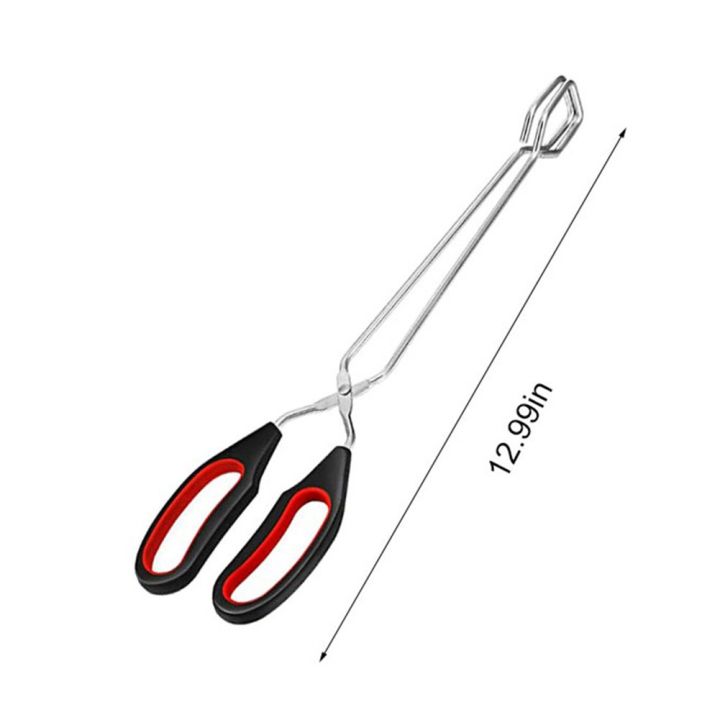 【Chef Divine】Practical Long Handle Food Forceps Kitchen Scissor Tongs ...