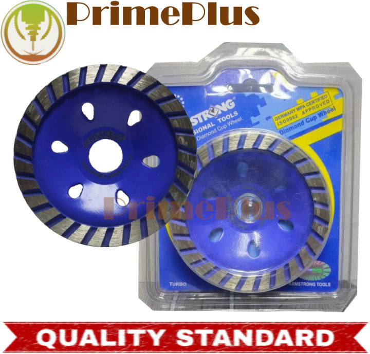 Armstrong Diamond Cup Wheel 4" Concrete Grinding Disc Heavy Duty Nova ...