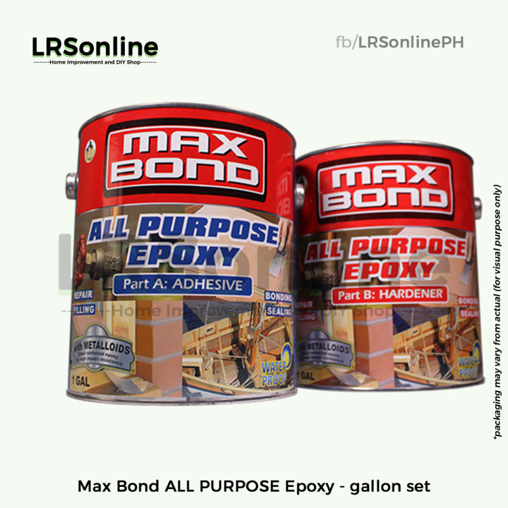 Max Bond ALL PURPOSE Epoxy - gallon set | Lazada PH