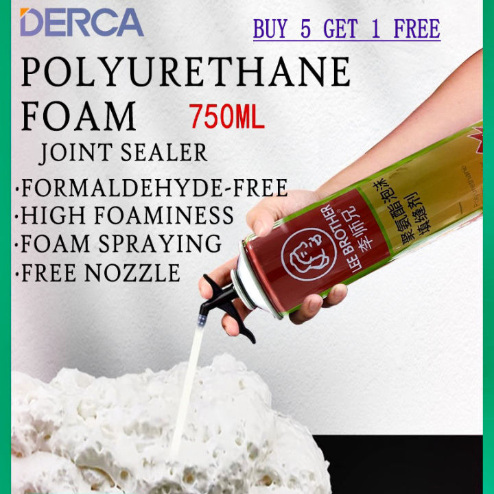 750ML Polyurethane PU Spray Expanding Foam Spray Sealant Expanding Foam Filling Wall Gaps ...